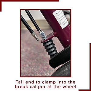 AlveyTech 34" Replacement Brake Cable - for Mobility Rollator, Walker, Medical Folding Wheelchair and Transport Knee Scooter with Backrest and Seat Lightweight Chair Parts and Accessories for Seniors