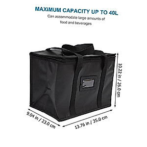 ULTECHNOVO Insulation Bags Reusable Grocery Bags Catering Foldable Shopping Bag Insulated Bags for Food Grocery Shopping Bags Restaurant Insulated Bag Cooler Bag Jumbo Insulated Bag