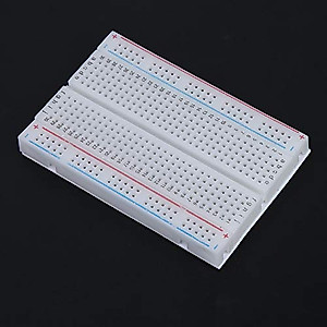 Ufolet Solderless Breadboard, Reusable Breadboard, 400 Holes Circuit Board Breadboard Kit for Electronic Circuit Assembly Electronic Circuit