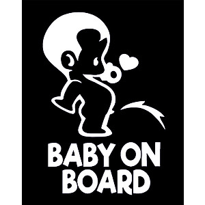 Baby on Board Sign Car Window Sticker - Carlos from The Hangover & Peeing Boy Design Bundle