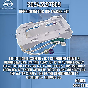 Supplying Demand 243297609 243297613 Refrigerator Ice Maker Replacement Model Specific Not Universal