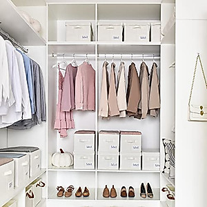 GRANNY SAYS Bundle of 1-Pack Closet Hanging Organizer & 3-Pack Clothing Storage Bins