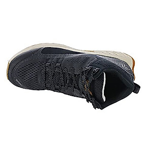 New Balance Men's Fresh Foam X Hierro Mid GTX V1 Trail Running Shoe, Black/Timberwolf, 13 Wide