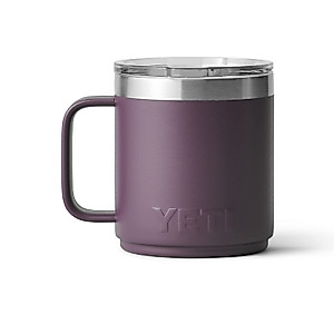 YETI Rambler 10 oz Stackable Mug, Vacuum Insulated, Stainless Steel with MagSlider Lid, Nordic Purple