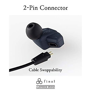 Final A4000 in-Ear Wired Noise Isolating High Precision Clear and Transparent Sound Earphones