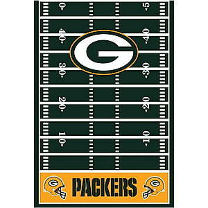 Green Bay Packers Plastic Table Cover - 54" x 96" (1 Piece) - Vibrant, Durable Plastic, Perfect for Tailgates & Game Day Parties