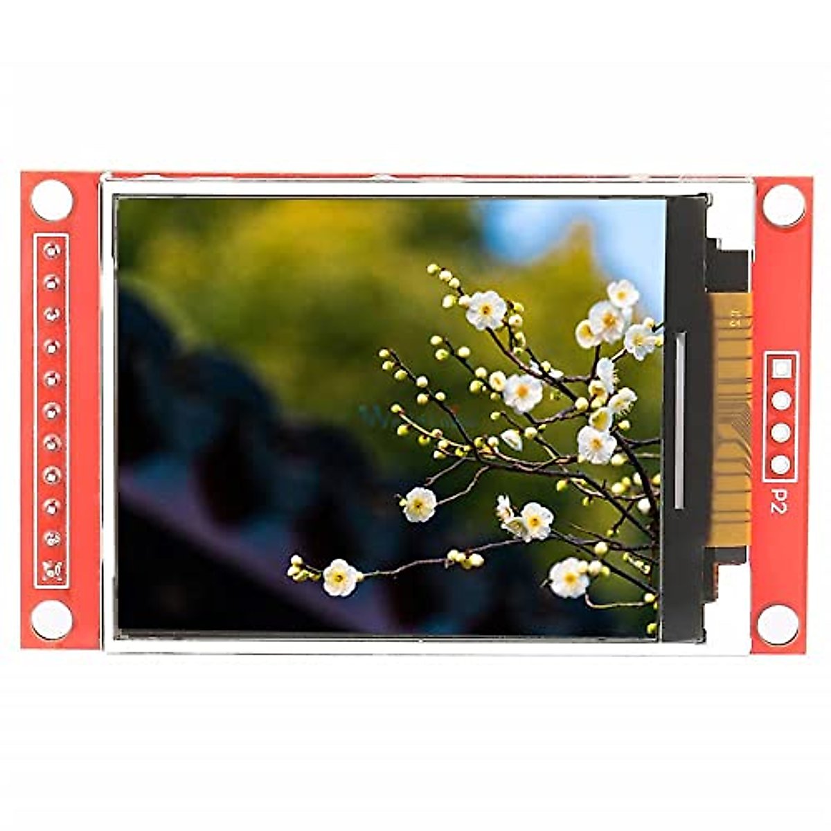 2.0 Inch 176x220 UART TFT LCD Display Module ILI9225 SPI Interface Colorful Screen Serial Port Support 3/5.5V Power Supply 4 IO