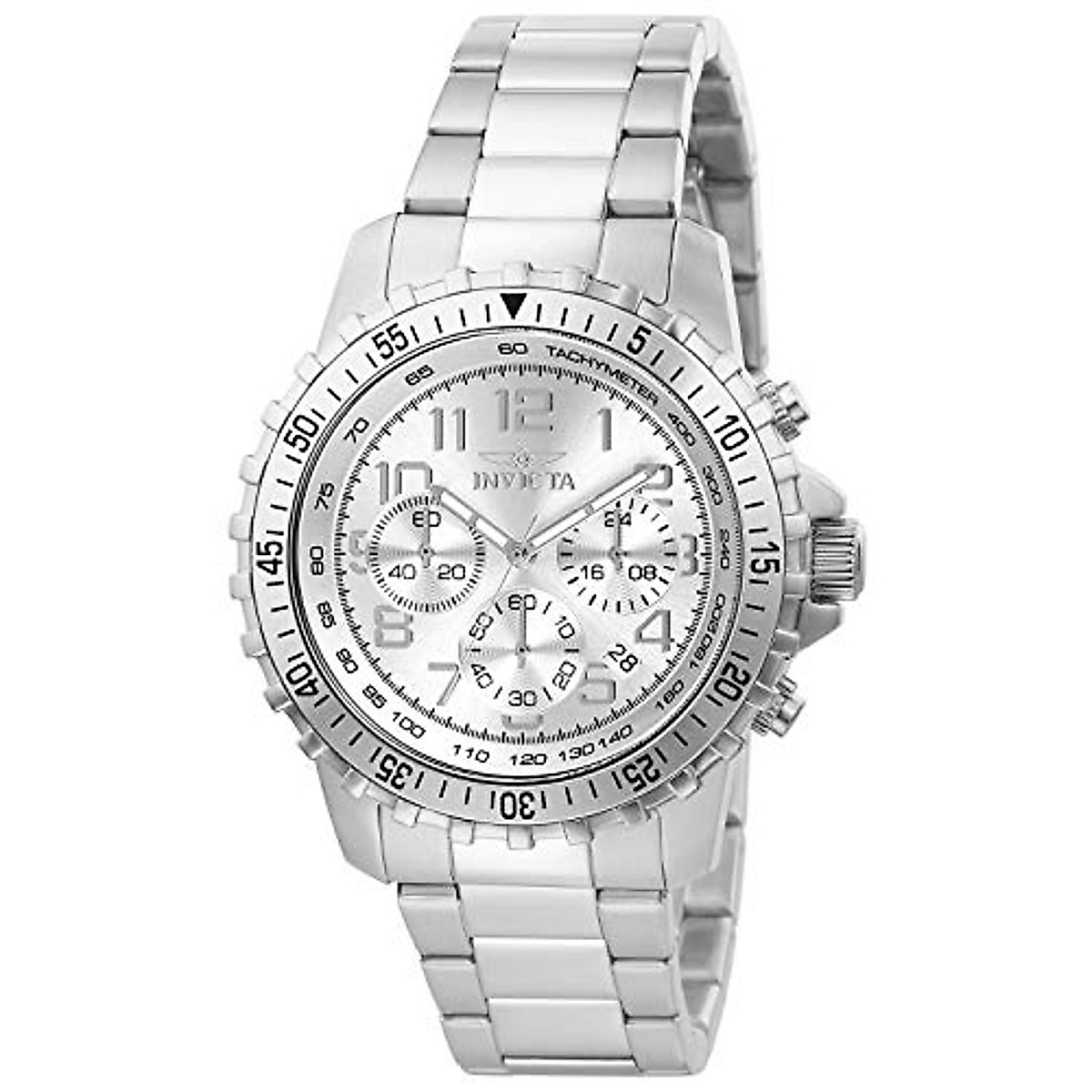 Invicta Men's Specialty Quartz Watch with Stainless Steel Band, Silver (Model: 6620)