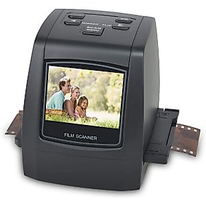 DIGITNOW 22MP All-in-1 Film & Slide Scanner, Converts 35mm 135 110 126 and Super 8 Films/Slides/Negatives to Digital JPG Photos, Built-in 128MB Memory, 2.4 LCD Screen