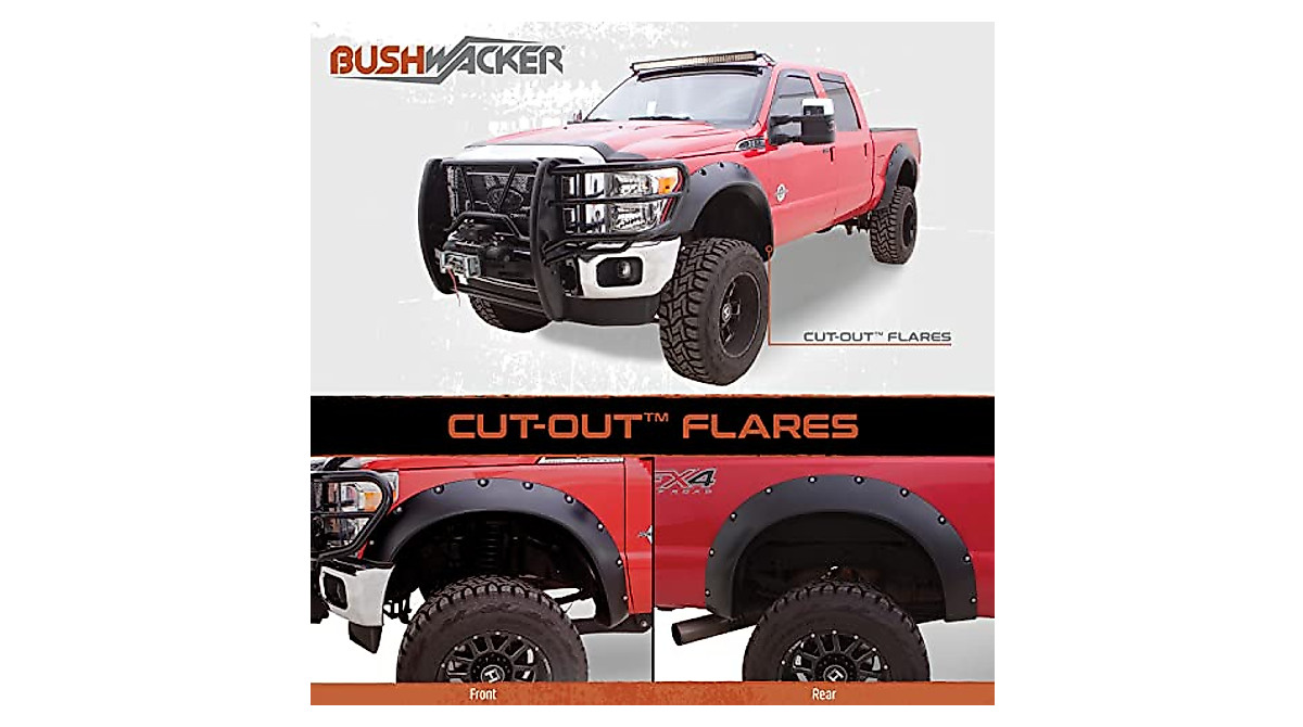 Bushwacker Jeep Fender Flares | Max Off-Road Tire Coverage & Durability