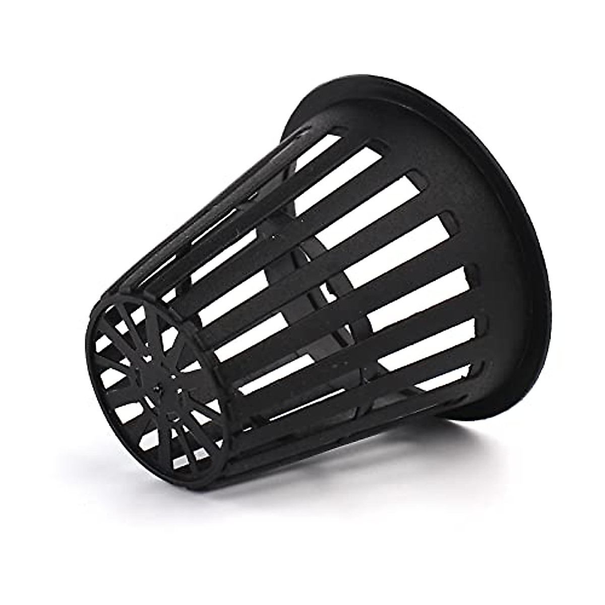 HAZOULEN Small Garden Plastic Net Cups Pots Fits in 2 Inch Holes, Set of 40