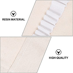 NUOBESTY Handmade Canvas Pencil Wrap 12 Lots Pencil Wrap Case Pen Paint Brush Storage Pouch Roll Up Case Large Capacity Pencil Bag for School Office Home Artist Student