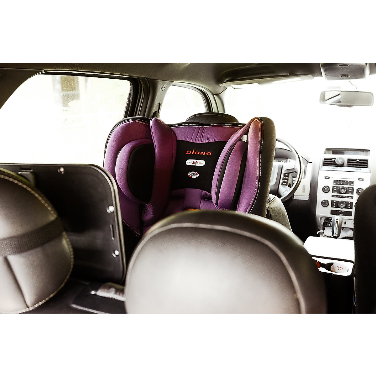 Bixon Baby Car Mirror, Rear Facing, Convex Shatterproof Back-Seat Mirror, Easy Fitting to Keep Baby In Sight, Clearer View With Allowed Rotation