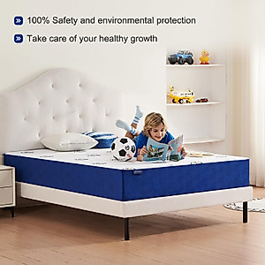 Molblly Full Mattress, 6 inch Gel Memory Foam Mattress with CertiPUR-US Bed Mattress in a Box for Sleep Cooler & Pressure Relief, 75"x54", Full Size