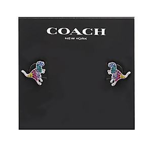 Coach Women's Signature Rexy Stud Earrings