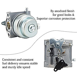 GCV160 Carburetor for Honda 160LAO GCV160LA GCV160A GCV160LE Engine HRT216 HRZ216 HRB216 HRR216 HRS216 Lawn Mower, GCV160 Carb Fit for GCV160 Cold Water Pressure Washer Replace 16100-ZMO-804