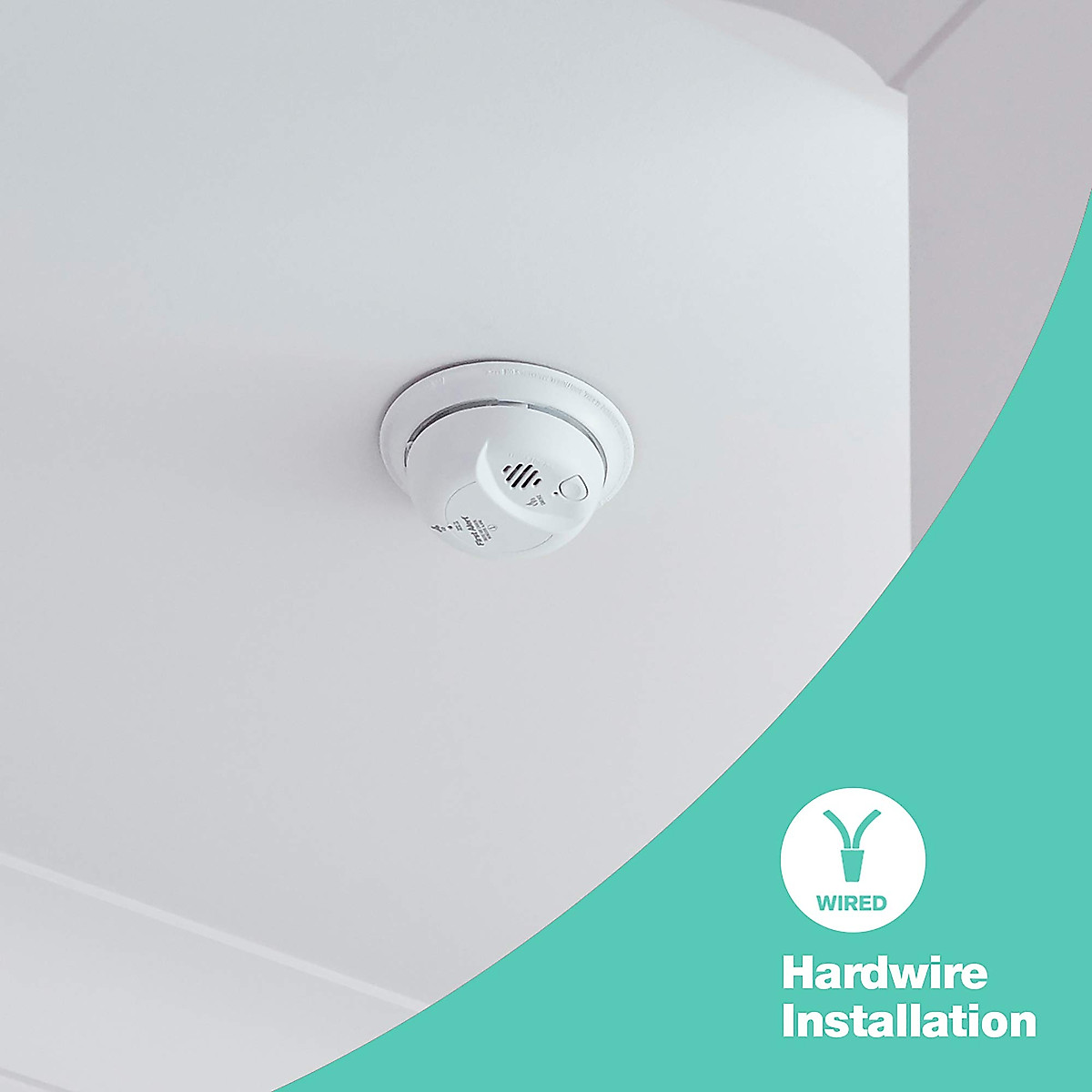 First Alert BRK SC9120B-12 Hardwired Smoke and Carbon Monoxide (CO) Detector with Battery Backup, 12-Pack