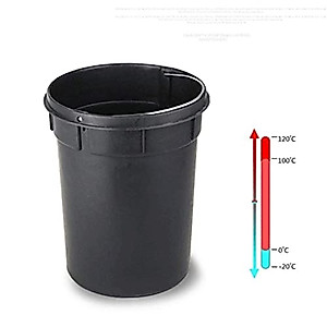 n/a Stainless Trash Can，Steel Rose Gold Metal Trash Garbage Container Bin for Bathrooms, Powder Rooms, Kitchens, Home Offices