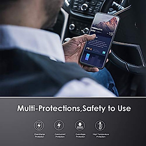 Battery Case for Galaxy S20 Ultra 8500mAh, Portable Charging Case Protective Rechargeable Extended Battery Pack for Samsung Galaxy S20U 5G (6.9 inch) Charger Case -Black