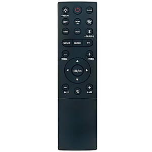 Replacement Remote Control Applicable for TCL Alto 8i 2.1 Channel Dolby Atmos Sound Bar TS8111 TS8132 TS8212 Soundbar Speaker System