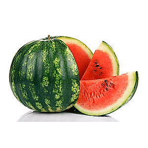 Crimson Sweet Watermelon Seeds for Planting, 150+ Heirloom Seeds Per Packet, (Isla's Garden Seeds), Non GMO Seeds, Botanical Name: Citrullus lanatus 'Crimson Sweet', Great Home Garden Gift
