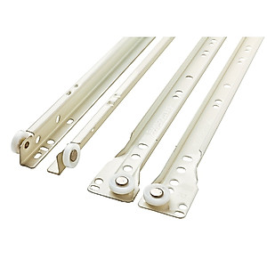 Liberty D68814C-W-TX 14-Inch Bottom Mount Drawer Slide, White