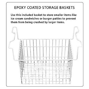 9.6 Cu. Ft. Curved top Ice Cream freezer Sliding Glass Lid Commercial Chest Freezer