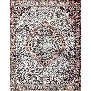Loloi II Wynter WYN-01 Red/Multi Traditional Area 7'-6" x 9'-6"