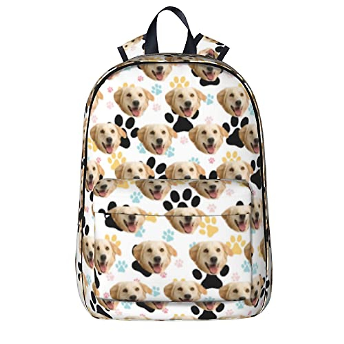 WAYABO Custom Backpack Personalized Face/Text/Photo Casual Backpack Women Man Unisex (Style-4)