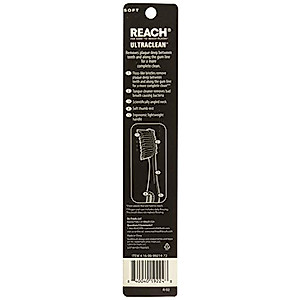 Reach Ultraclean Soft Toothbrush With Free Cover. Assorted Colors