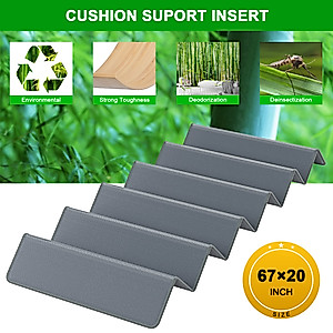 Ponkor Couch Supports for Sagging Cushions, [19.7" x 67"] Sofa Cushion Support for Sagging Seat Couch Supporter for Under The Cushions Saver for Saggy Couches