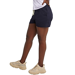 Hanes Comfortblend Essentials Drawstring, Cotton Women, Adjustable Shorts, Athletic Navy, X Small