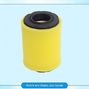 591334 Air Filter for Compatible with Briggs and Stratton with Pre Filter 796031 MIU1303 GY21435 MIU13963 94201 591334 796031(Pack of 6)