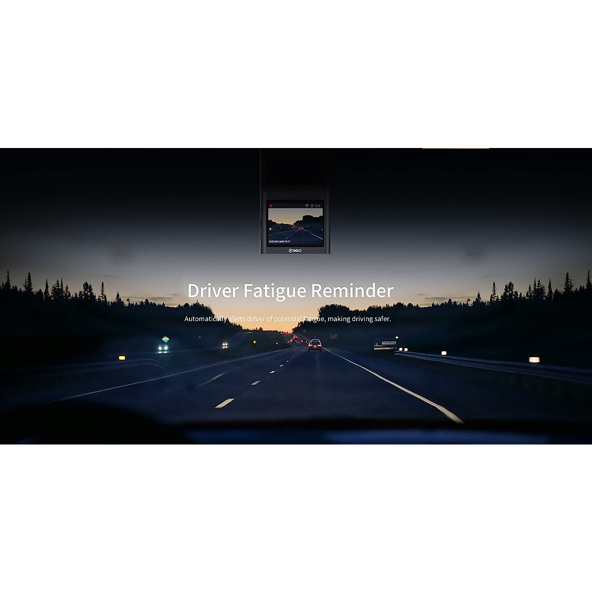 360 Dash Cam, 1296P FHD Car DashCam, 160° Wide Angle Car Camera, Color Night Vision, Built in WiFi GPS, Support Google Map, 24hr Motion Detection Parking Mode, Loop Recording(SD Card Not Included)