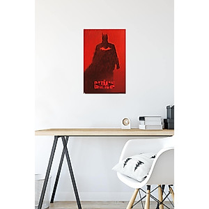 Trends International DC Comics Movie The Batman - Batman Teaser One Sheet Wall Poster, 14.725" x 22.375", Premium Unframed Version