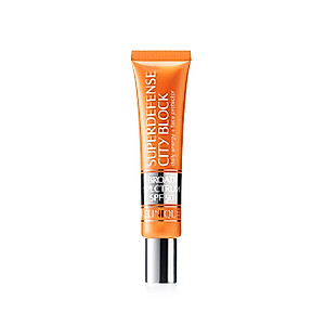 Clinique Superdefense City Block Oil Free Broad Spectrum SPF 50 Daily Energy + Face Protector | Sheer, Weightless Makeup Primer + Sunscreen, 1.4 Fl Oz