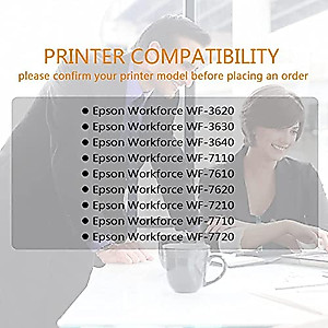 Run Star Remanufactured 252XL Ink Cartridge Replacement for Epson 252XL 252 T252XL for Workforce WF-3620 WF-3640 WF-7110 WF-7210 WF-7610 WF-7620 WF-7710 WF-7720 Printer, 3 Pack (Cyan/Magenta/Yellow)