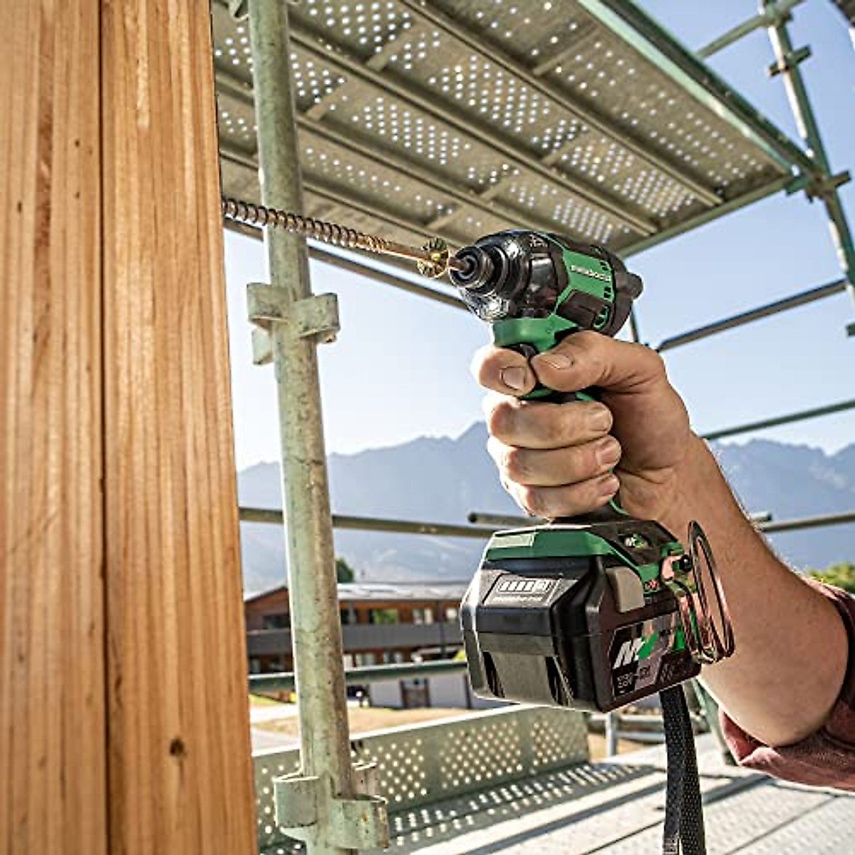 Metabo HPT 36V MultiVolt™ Cordless Triple Hammer BOLT Impact Driver Kit | 1/4-Inch Keyless | 5 Speed Modes | 3 LED Lights | Up to 1,903 in-lbs of Torque | IP56 Rated | Lifetime Tool Warranty | WH36DC