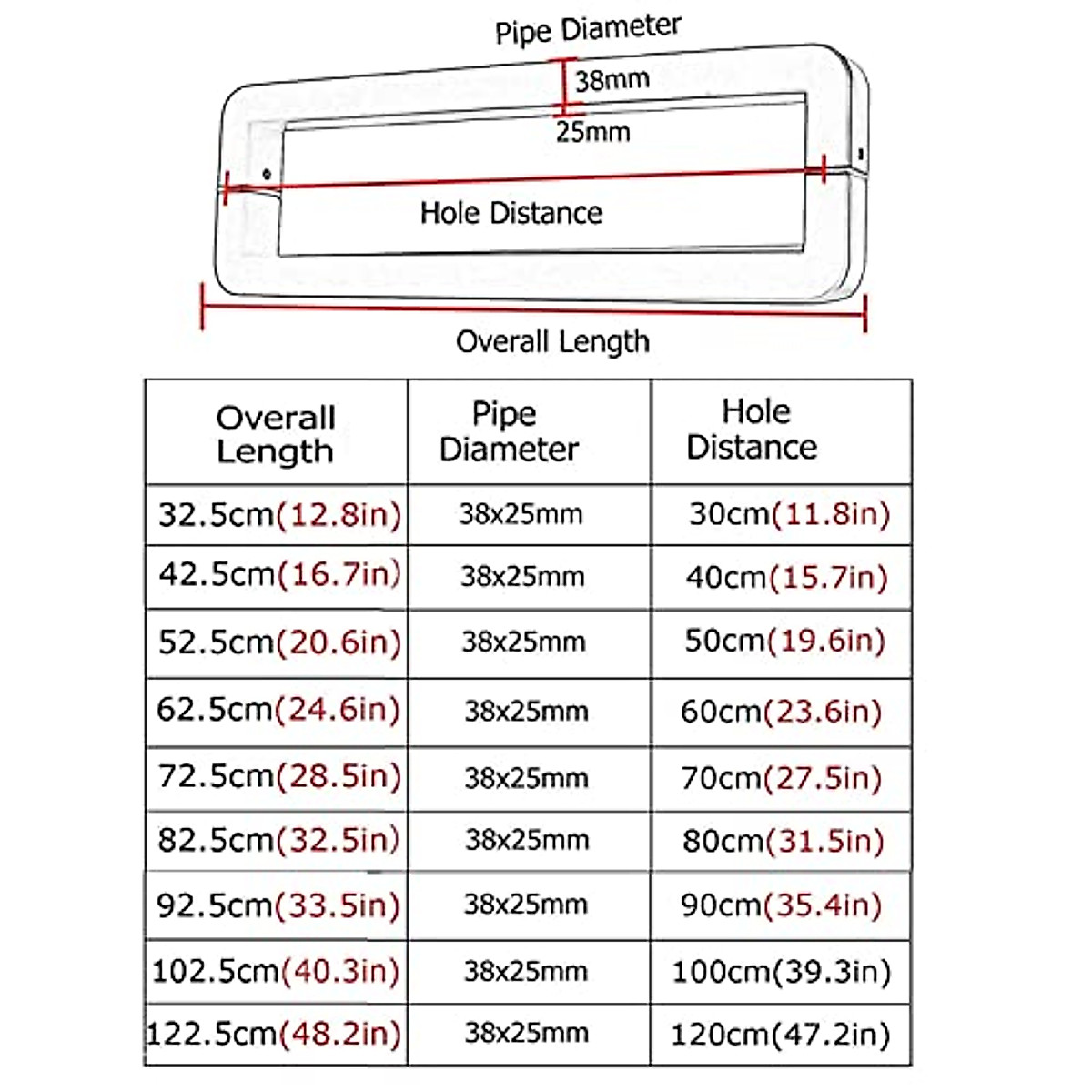 SUCHETA Barn Black Modern Door Handle,Stainless Steel Gate Handle for Front Glass Door and Sliding Shower Door,Back to Back Installation,9 Sizes (Size: 30cm x 32.5cm)