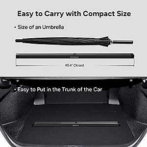 WEMAX Go Portable Laser Projector and 40 inch Portable Pullup Screen