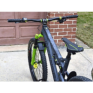 All Mountain Style AMS High Impact Frame Guard Basic – Protects Your Bike from Scratches and dings. White/Camo