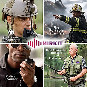MIRKIT Bundle Get Earpiece Headset Mic for Free! MIRKIT Ham Radio Baofeng UV-5R MK4 8 Watt Max Power + MIRKIT Heavy Duty Baofeng Earpiece Headset Mic