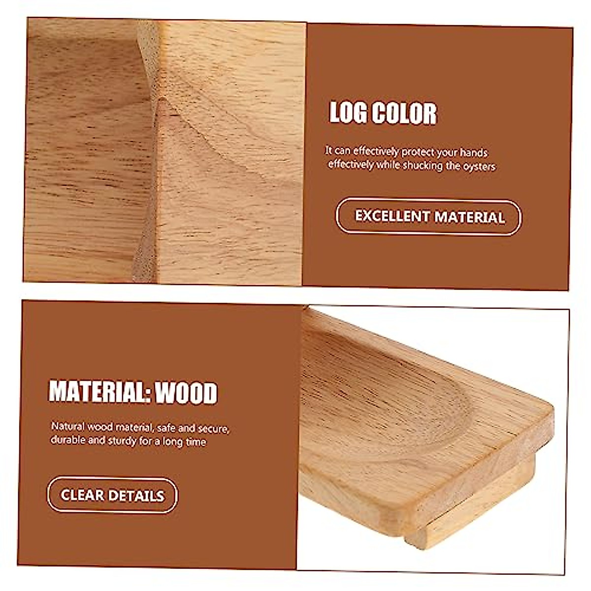 VOSAREA 1pc Handguard Seafood Opener Tool Oyster Shucking Hand Guard Non- Slip Oyster Knife Decorating Tools Cookie Decorating Tools Kitchen Utensil Set Hand Protector Kitchen Gadget Tray