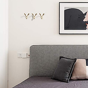 SORWDUERM Wall Mounted Gold Creativity Sheep Horns Coat Hook ,Heavy Duty, zinc Alloy,for Coat ,Hat, Scarf, Bag, Towel, Key, Cap, Cup,Robes Mudroom ,Bathroom ,1 Pack