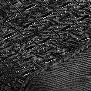 Xlnt Extra Long Oven Mitts (Black) | Teflon EcoElite Water Repellent | Heat Resistant for Oven Cooking, Grill & BBQ | Non Slip Gloves with Teflon EcoElite Finish, Cotton Lining & Hanging Loop