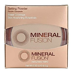 Mineral Fusion Setting Powder, Hypoallergenic, Paraben Free, 0.32 Ounce (Packaging May Vary)