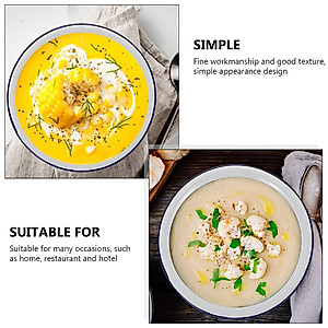 Enamels Pots Enamelware Enamel Wash Basin Vintage Enamel Bowl Enamel Basin Multipurpose Washing Basin Enamel Storage Basin Soup Bowl Enamel Plates Enamel Tableware Cooking Bowl Serving Bowl