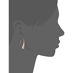 Amazon Essentials 18k Yellow Gold Plated Sterling Silver Teardrop Earrings (previously Amazon Collection)