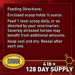 Vita Flex Pro E-5000 Premium Quality Horse Vitamin E, 4 lbs., 128-Day Supply