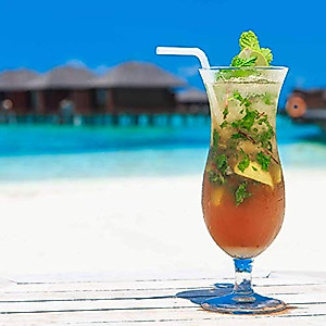 200 Count 100% Plant-Based Wrapped Compostable Straws - Plasticless Biodegradable Flexible Drinking Straws - A Fantastic Eco Friendly Alternative to Plastic Straws